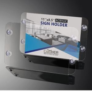 ciaoher | Office | Acrylic Sing Holder With Suction Cups | Poshmark